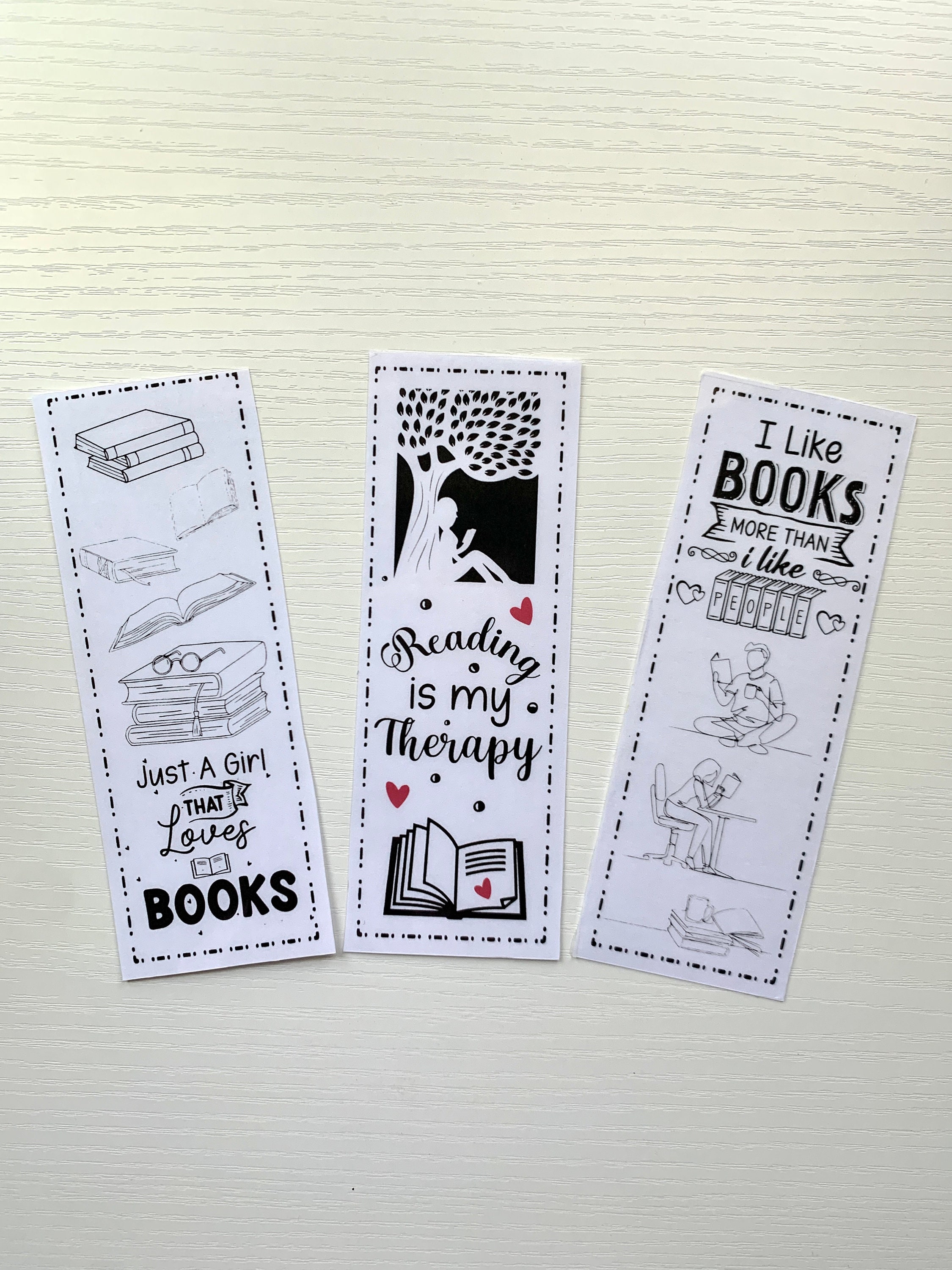 Bookmarks Bundle Png, Bookmark Template, Book Lover Png, Reading is My ...