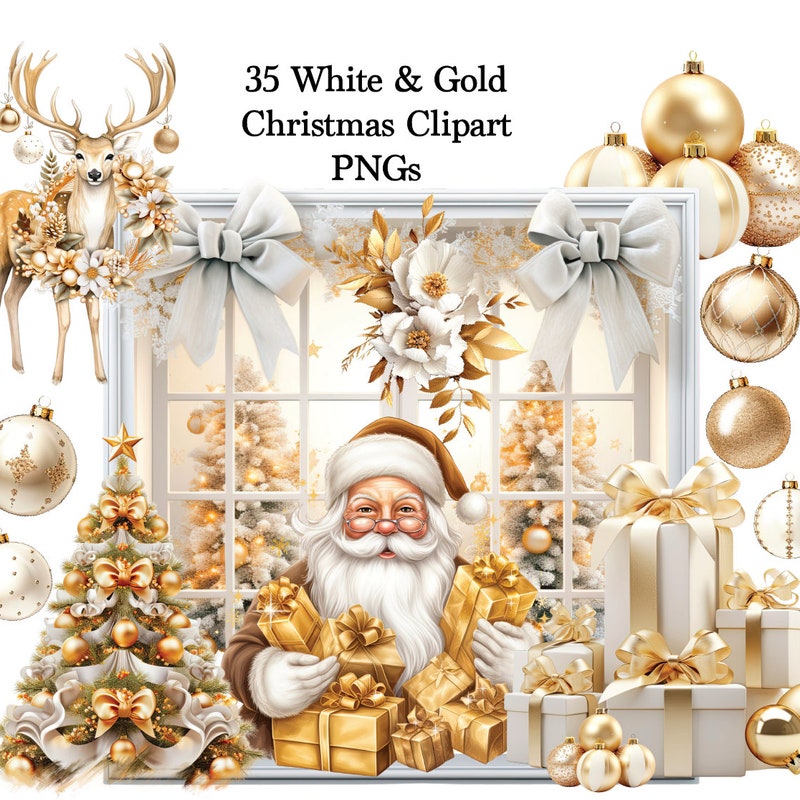 Gold Holiday Decor - Etsy