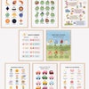 Tagalog Educational Wall Art Set of 12 Prints Philippines Wall Decor ...