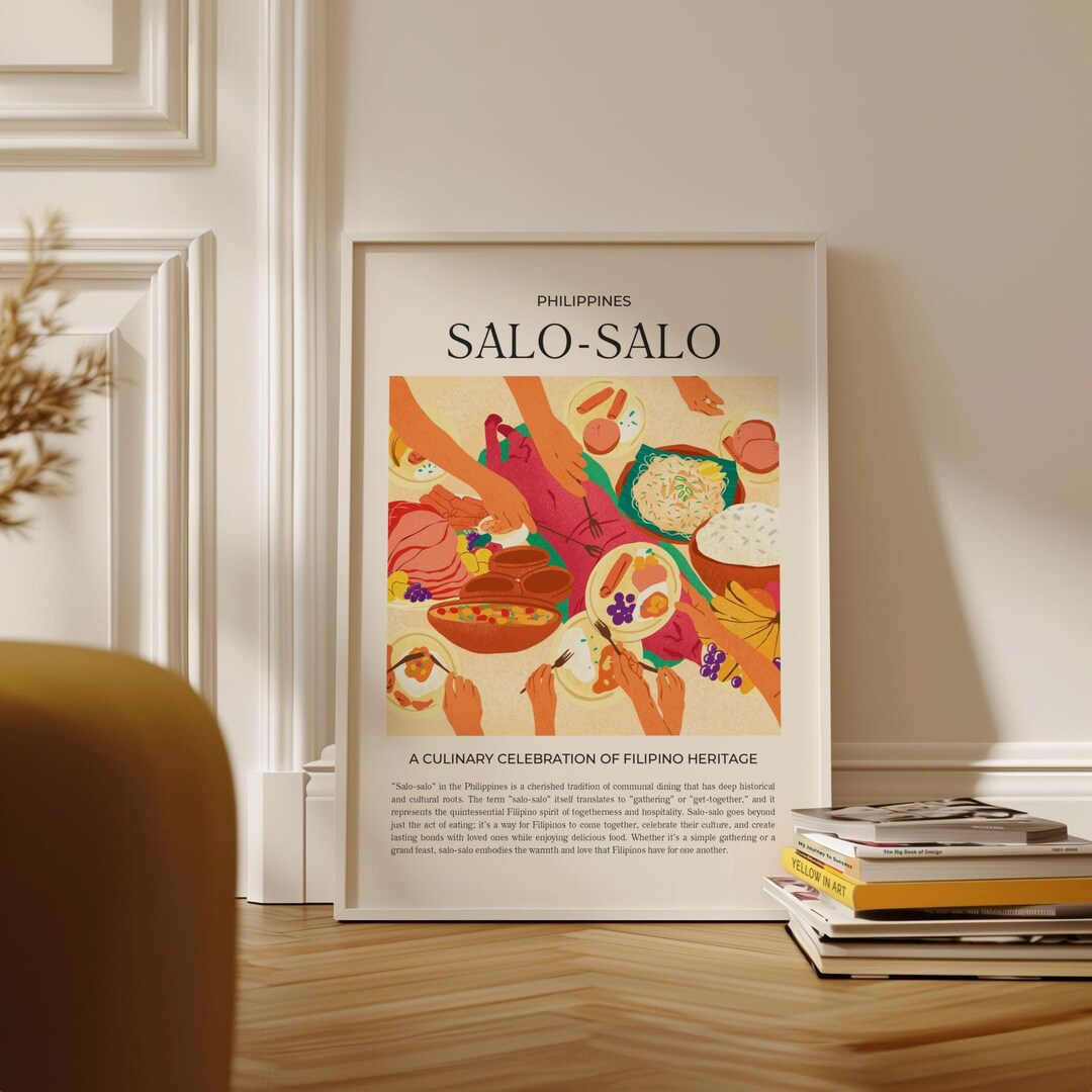 Filipino Food Illustration Print - Pinoy Modern Kitchen Wall Art ...