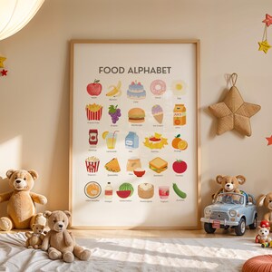 Kids Playroom Prints - Classroom Posters Printable, Neutral Nursery ...