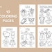 Tagalog Colors Filipino Learning Coloring Pages Cute Baby Shower Gift ...