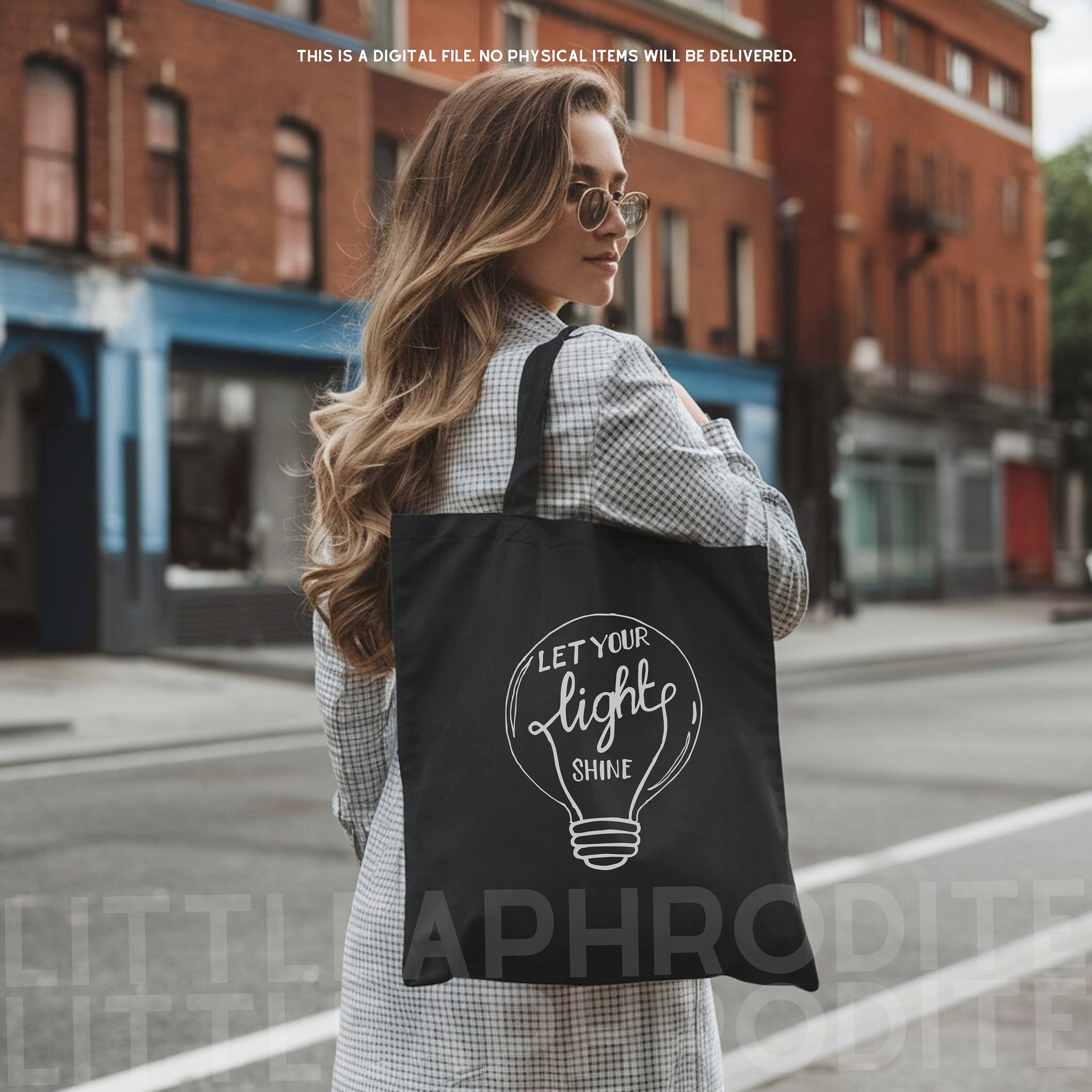 Black Tote Bag Mockup Lifestyle Mockup, Canvas Tote Bag Mock, Print on ...