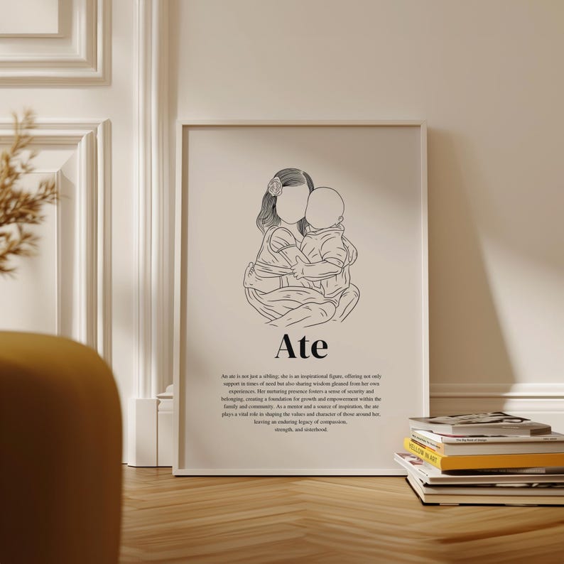 Filipino Ate Portrait Print – Tagalog Home Decor (digital Download) - Etsy