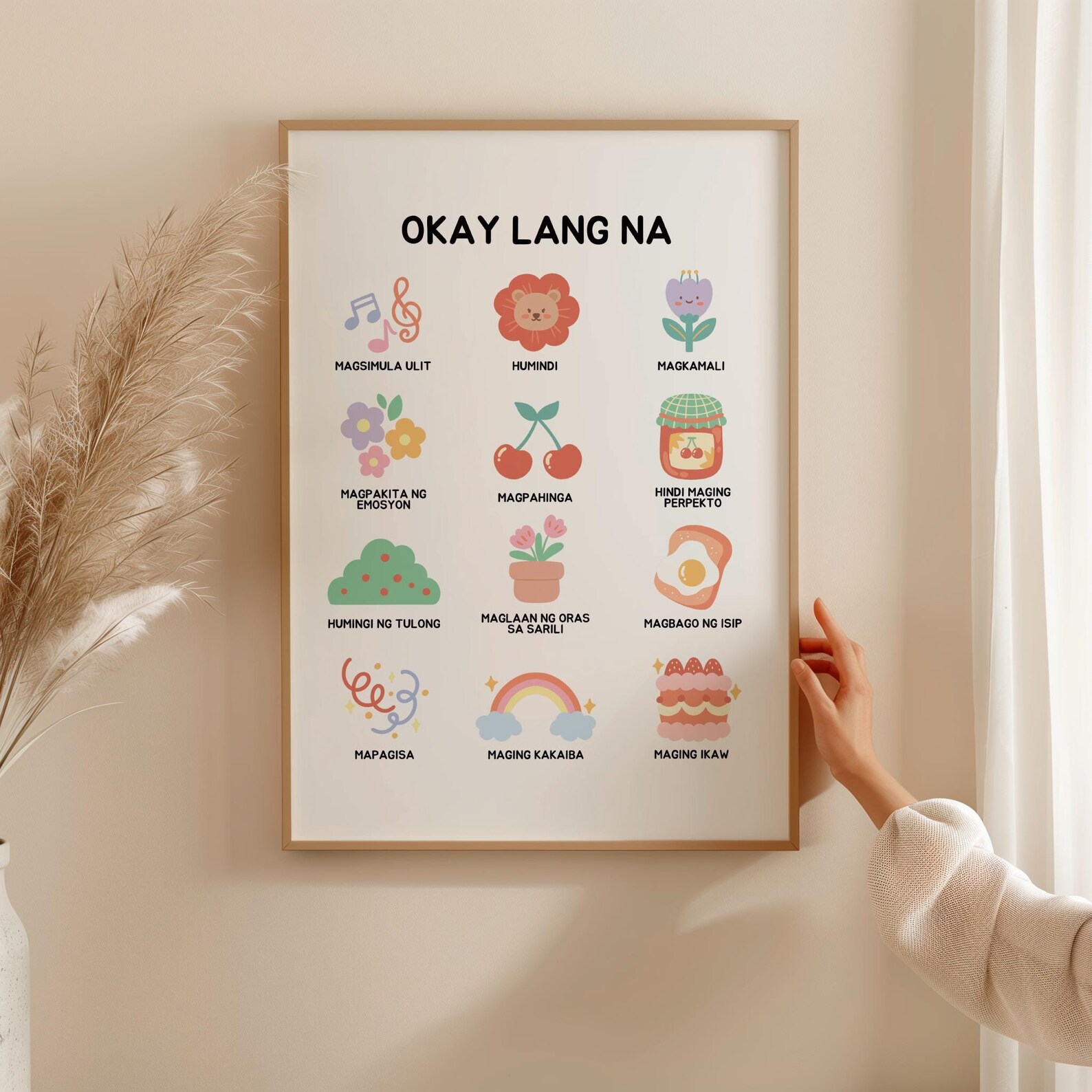 Filipino Affirmations Printable Wall Art - Philippines Educational ...