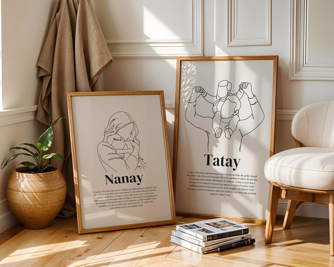 Minimalist Filipino Family Definition Wall Art Set of 2 - Pinoy Home ...