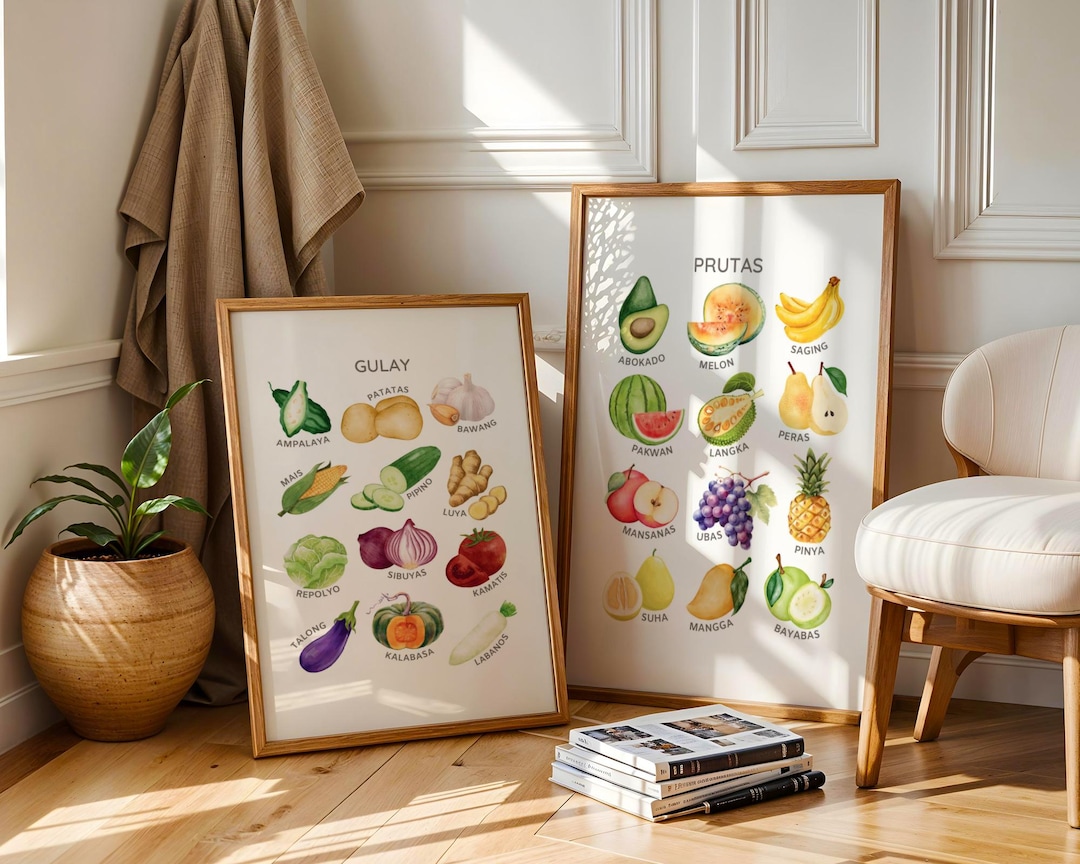 Classroom Wall Art Set of 2 Prints - Filipino Educational Printables ...