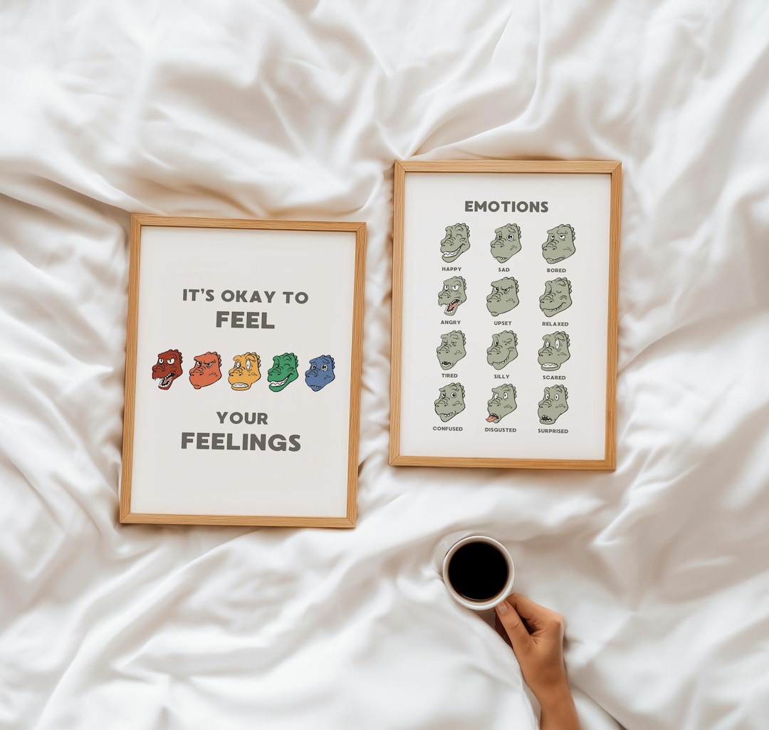 Feelings Poster, Emotions Chart for Kids, Calming Techniques, Calming ...
