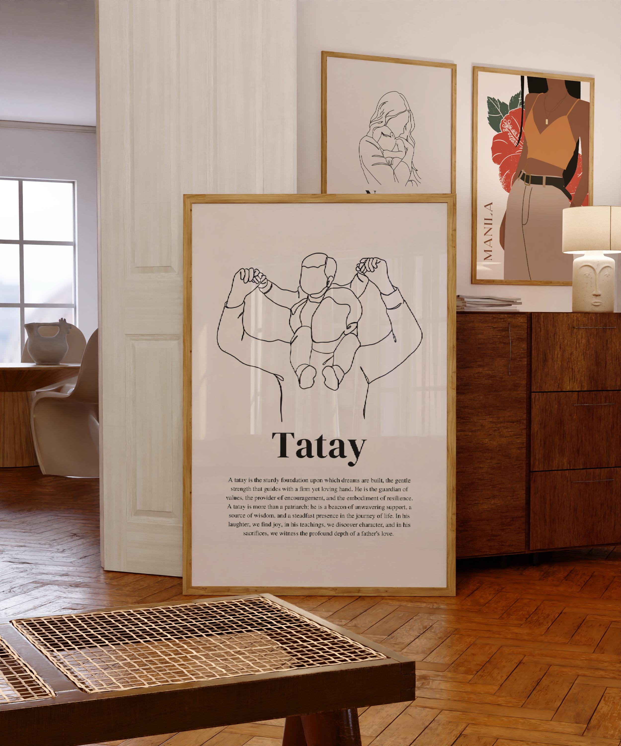 Minimalist Filipino Family Definition Wall Art Set of 2 - Pinoy Home ...