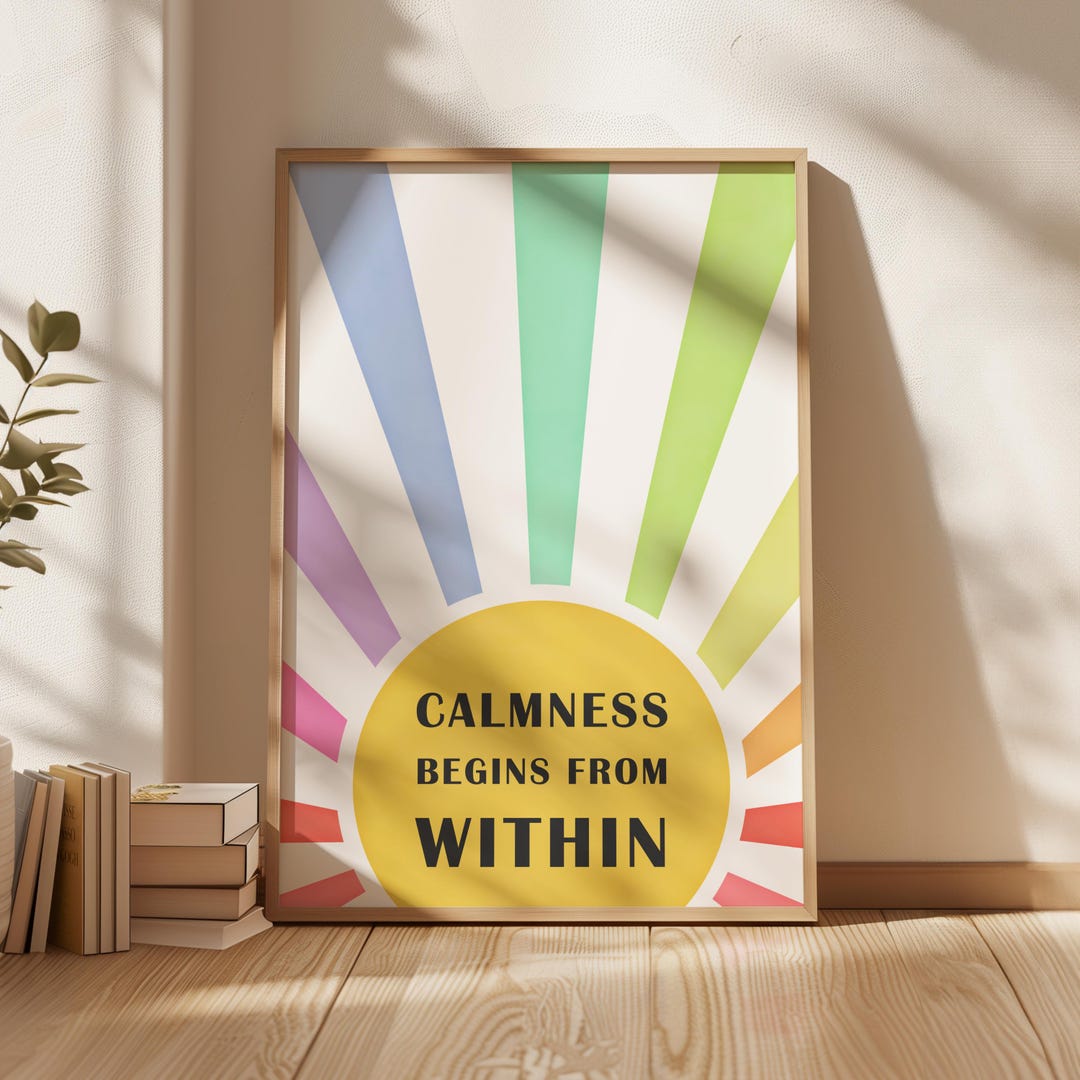 Mental Health Poster, Therapy Office Decor, Calming Corner, School ...