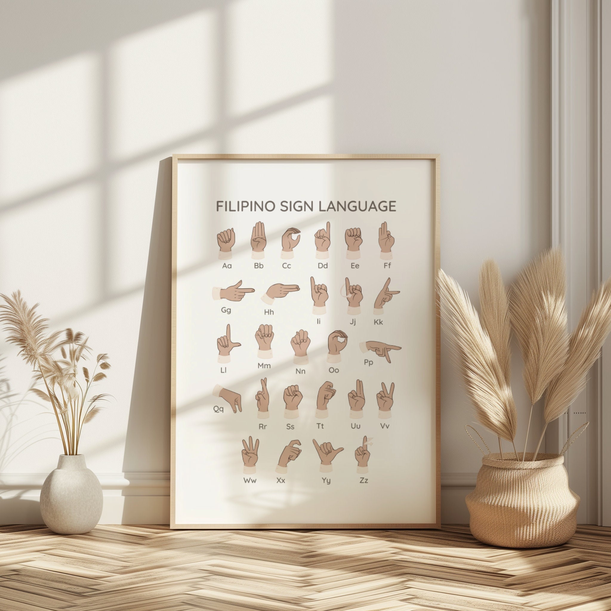 Filipino Sign Language Tagalog Classroom Theme Decor, Teacher Poster ...