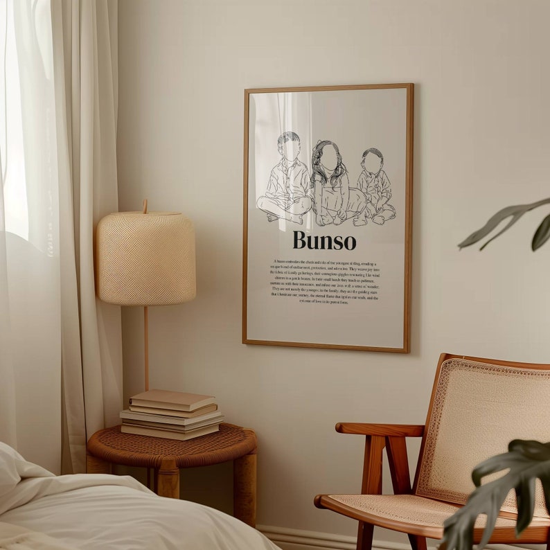Filipino Family Art Print - Pinay Bedroom Decoration, Pinoy Minimalist ...