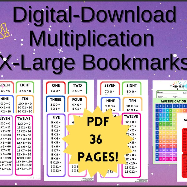 Multiplication' - Etsy