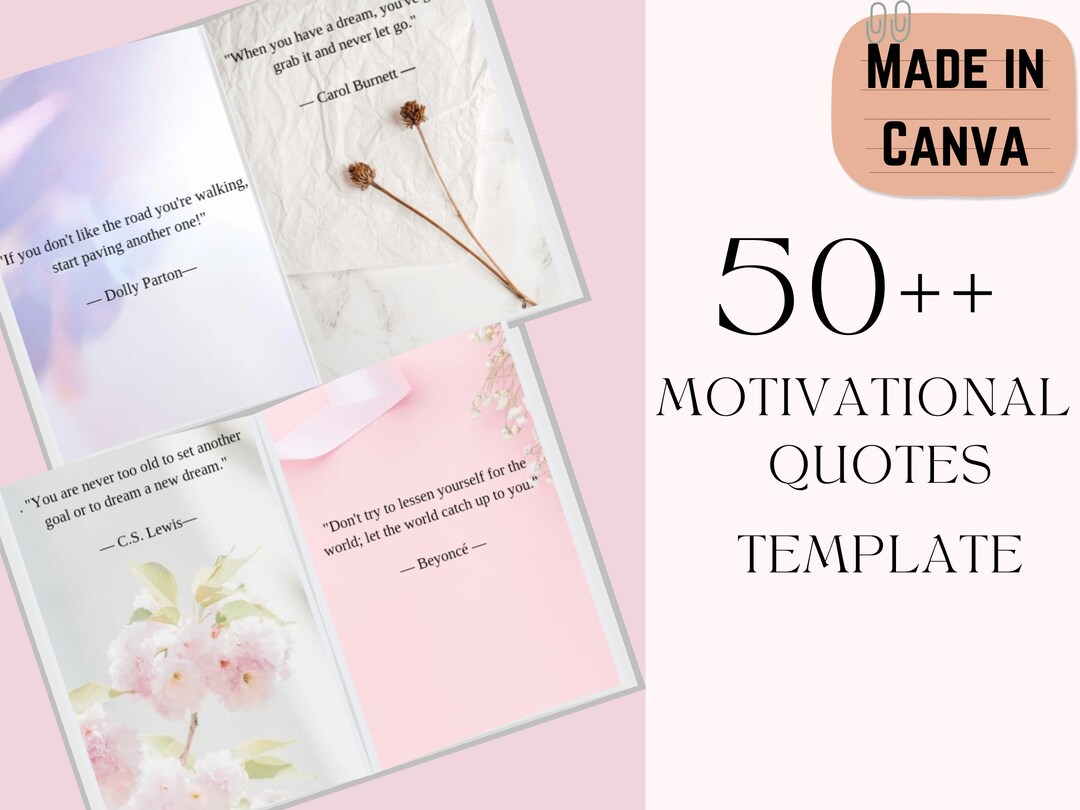 Instagram Motivational Quotes // Canva Templates // Influential People ...