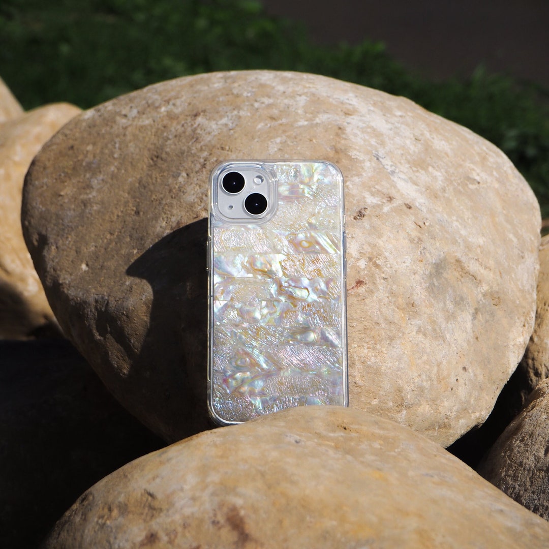 Elegant Rose Phone Case | Gray Abalone | Gift | for Apple iPhone 15 Pro ...