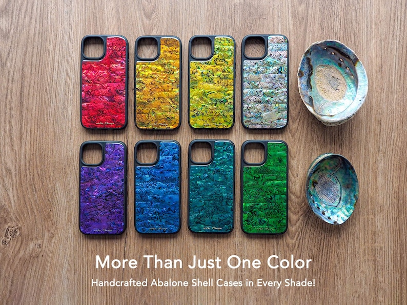 Abalone Shell iPhone Case: Golden & Black Designer Phone Cover ...