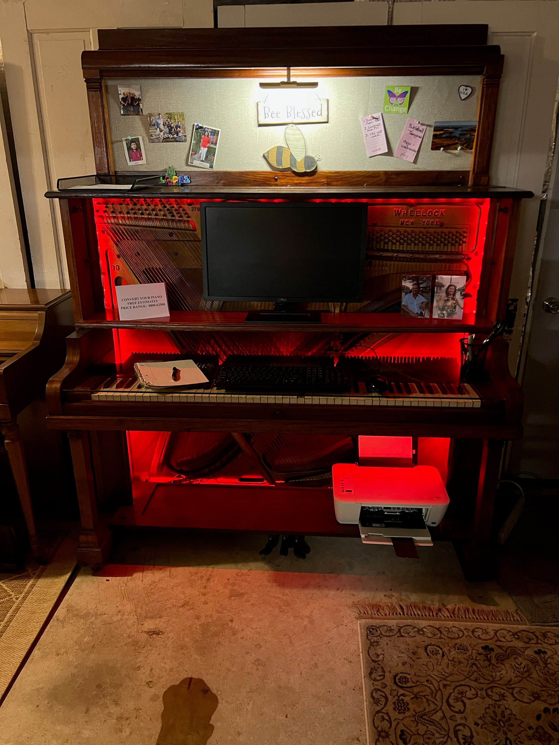 Piano Desk - Etsy