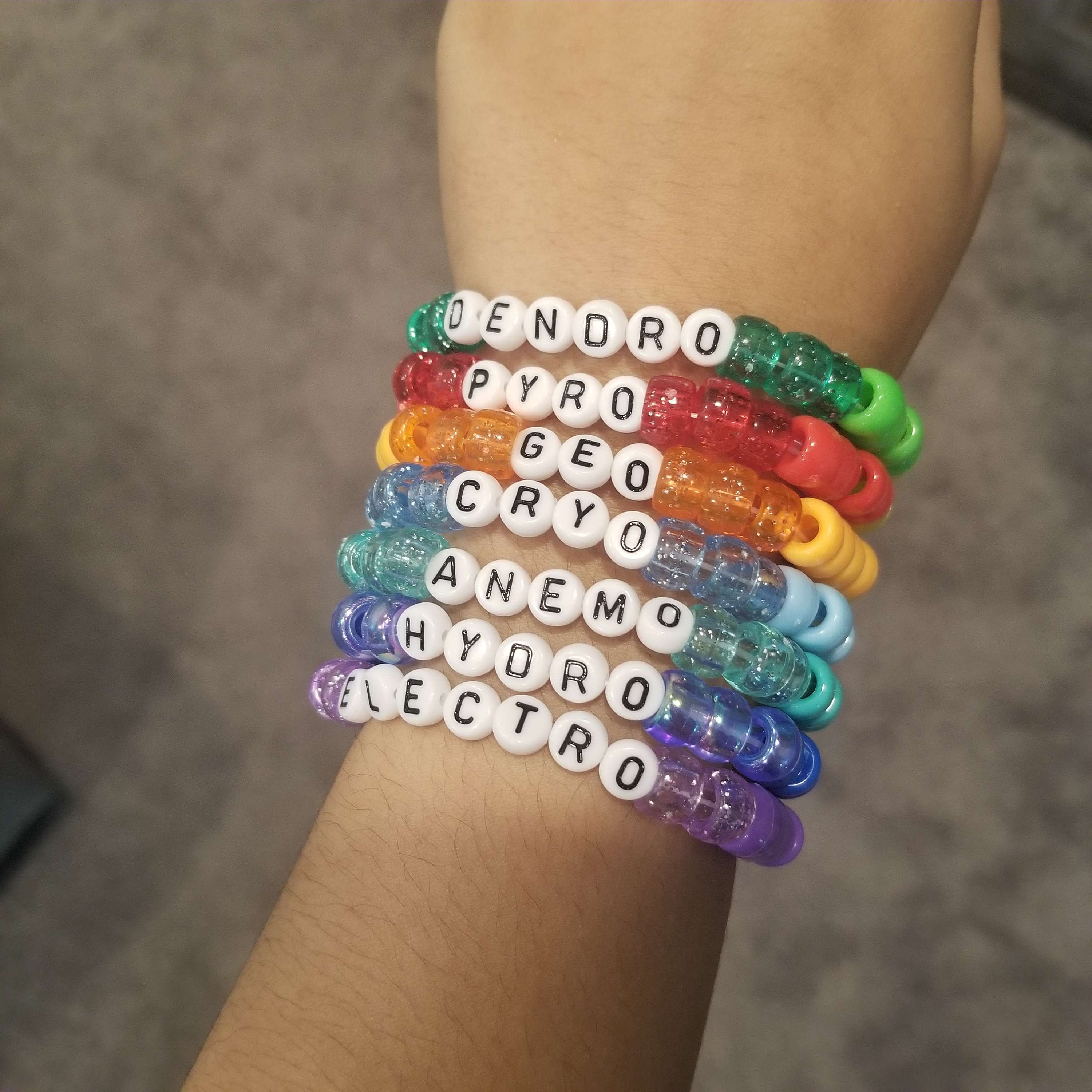 Genshin Impact Vision/gnosis Bracelets - Etsy