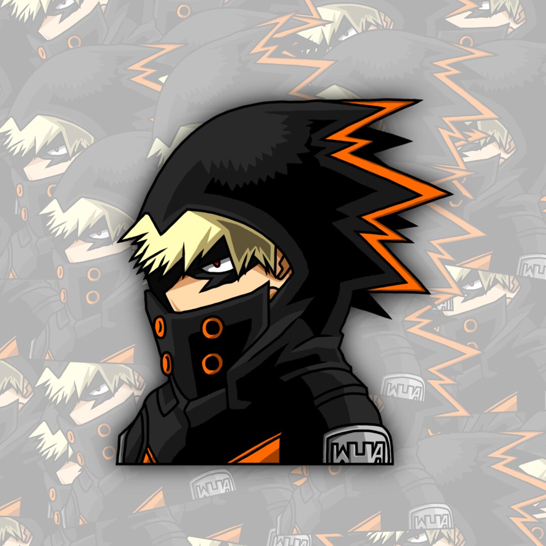 Angry Explosion Sticker Anime Sticker Laptop Stickers - Etsy