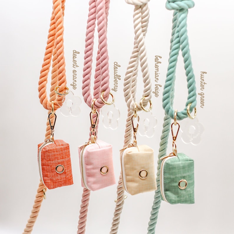 Poop Loop + Bag Dispenser Set | Desert Orange - Etsy