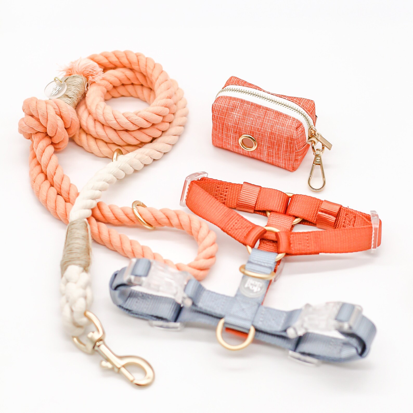Poop Loop + Bag Dispenser Set | Desert Orange - Etsy