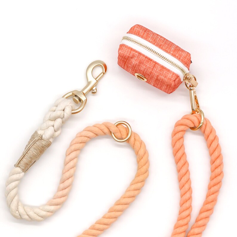 Poop Loop + Bag Dispenser Set | Desert Orange - Etsy