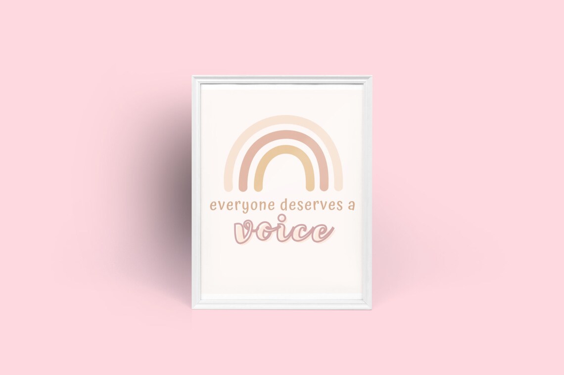 4 Printable BOHO Speech Posters | Therapy Room Decor | Speech Language ...