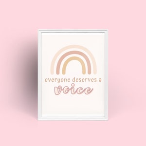 4 Printable BOHO Speech Posters | Therapy Room Decor | Speech Language ...