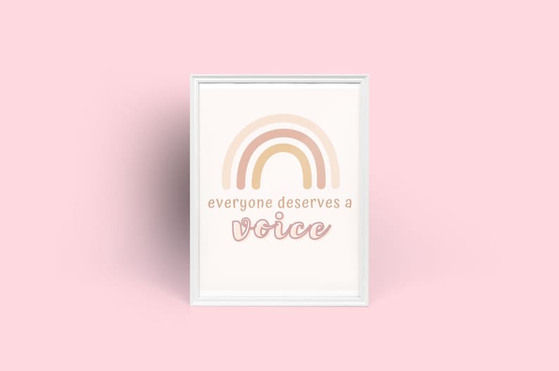 4 Printable BOHO Speech Posters | Therapy Room Decor | Speech Language ...