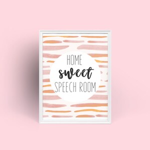 4 Printable BOHO Speech Posters | Therapy Room Decor | Speech Language ...