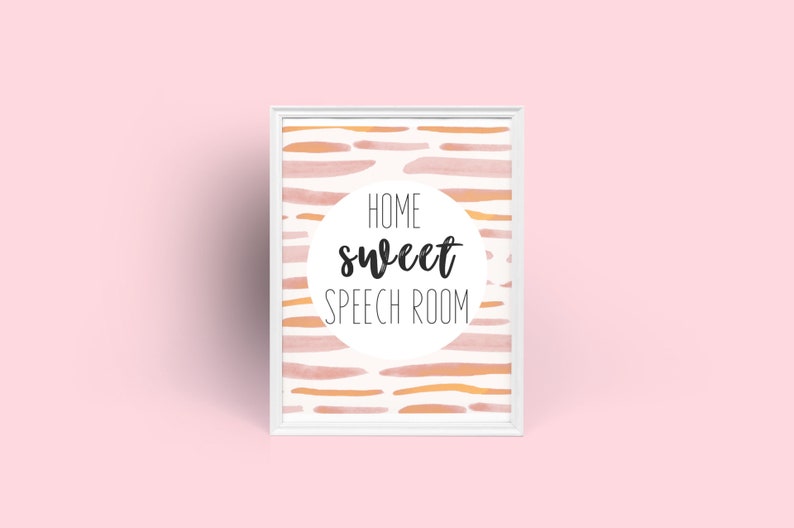 4 Printable BOHO Speech Posters | Therapy Room Decor | Speech Language ...
