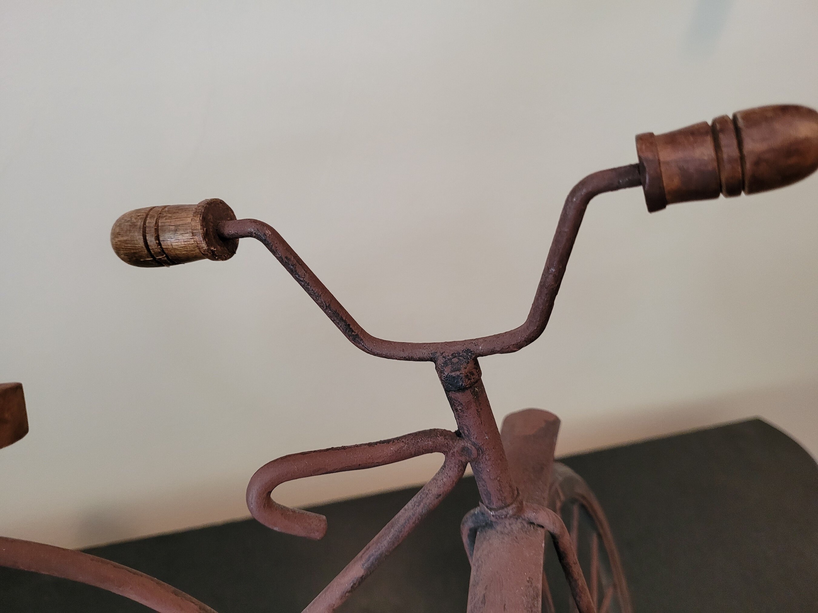 Vintage Rustic Metal and Wood Decorative Bicycle/rustice Decorative ...
