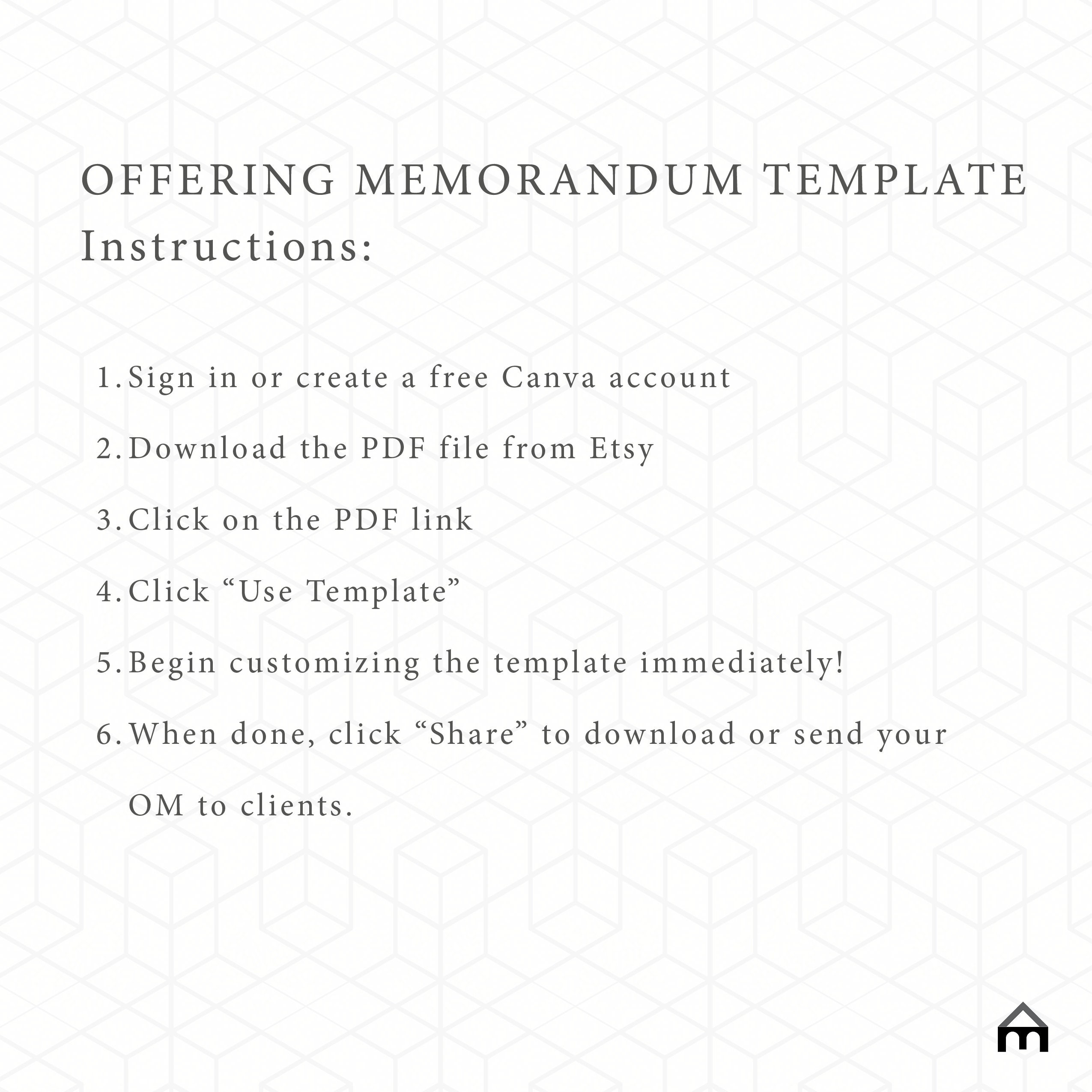 Office Building 9-page Offering Memorandum - Etsy