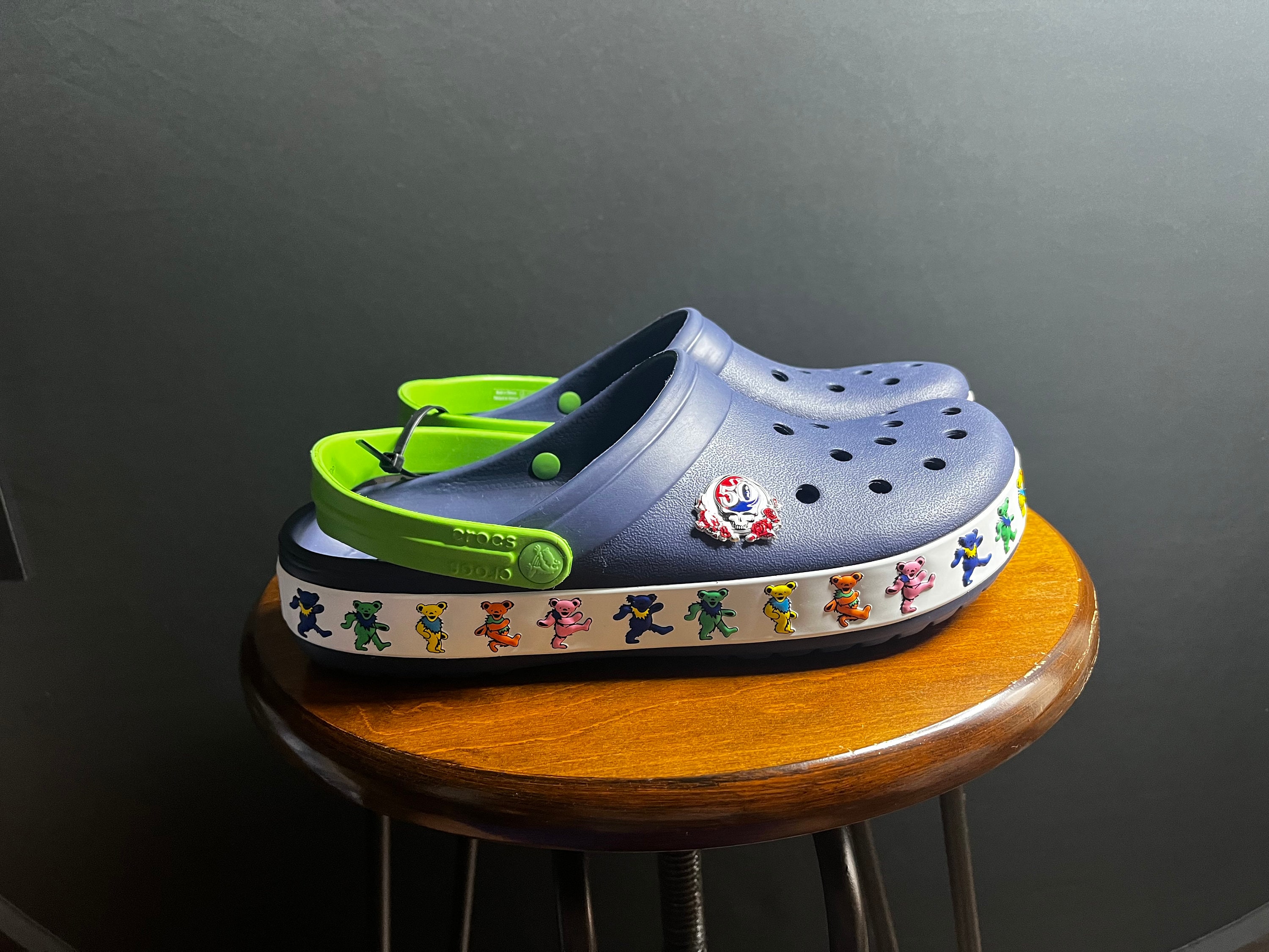 Grateful Dead Crocs With Dancing Bears DISCONTINUED STYLE M 9 W 11 ...