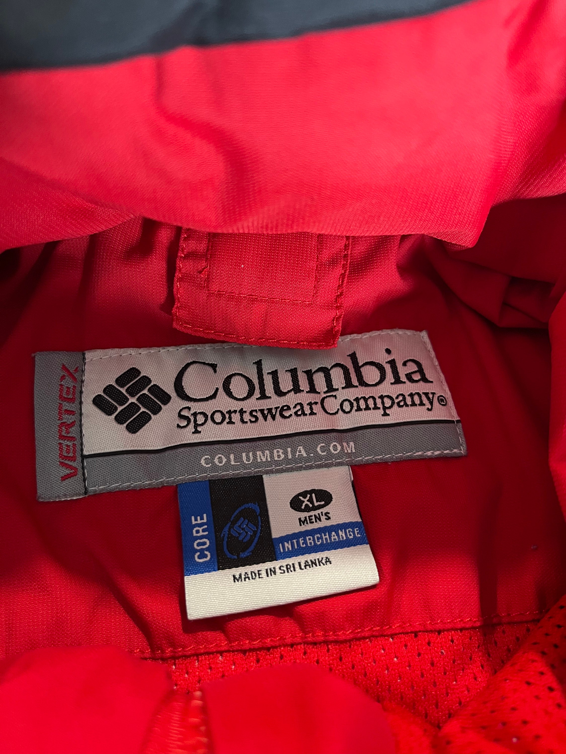 Men's Columbia Vertex Jacket in Red, Size XL - Etsy