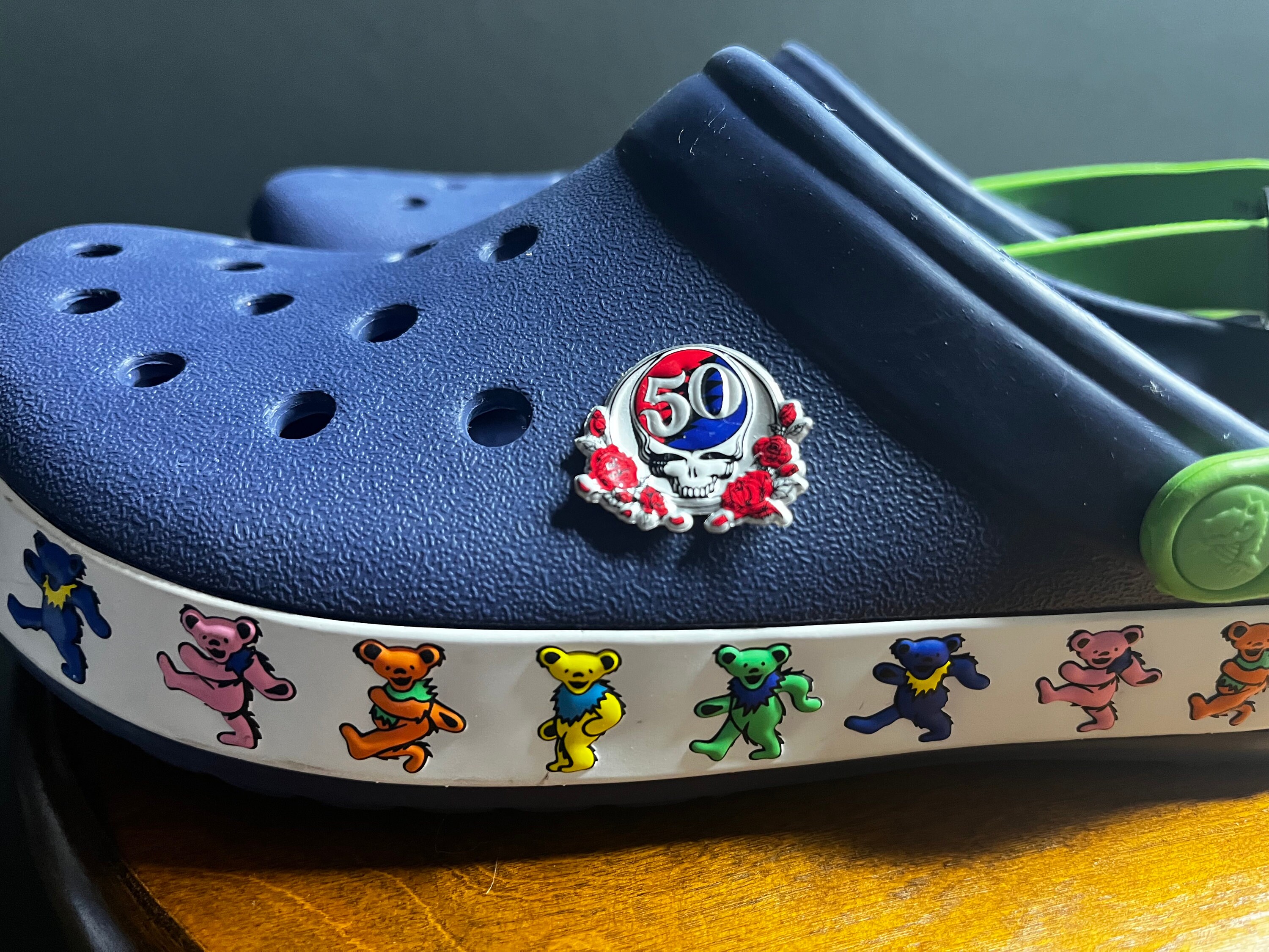Grateful Dead Crocs With Dancing Bears DISCONTINUED STYLE M 9 W 11 ...