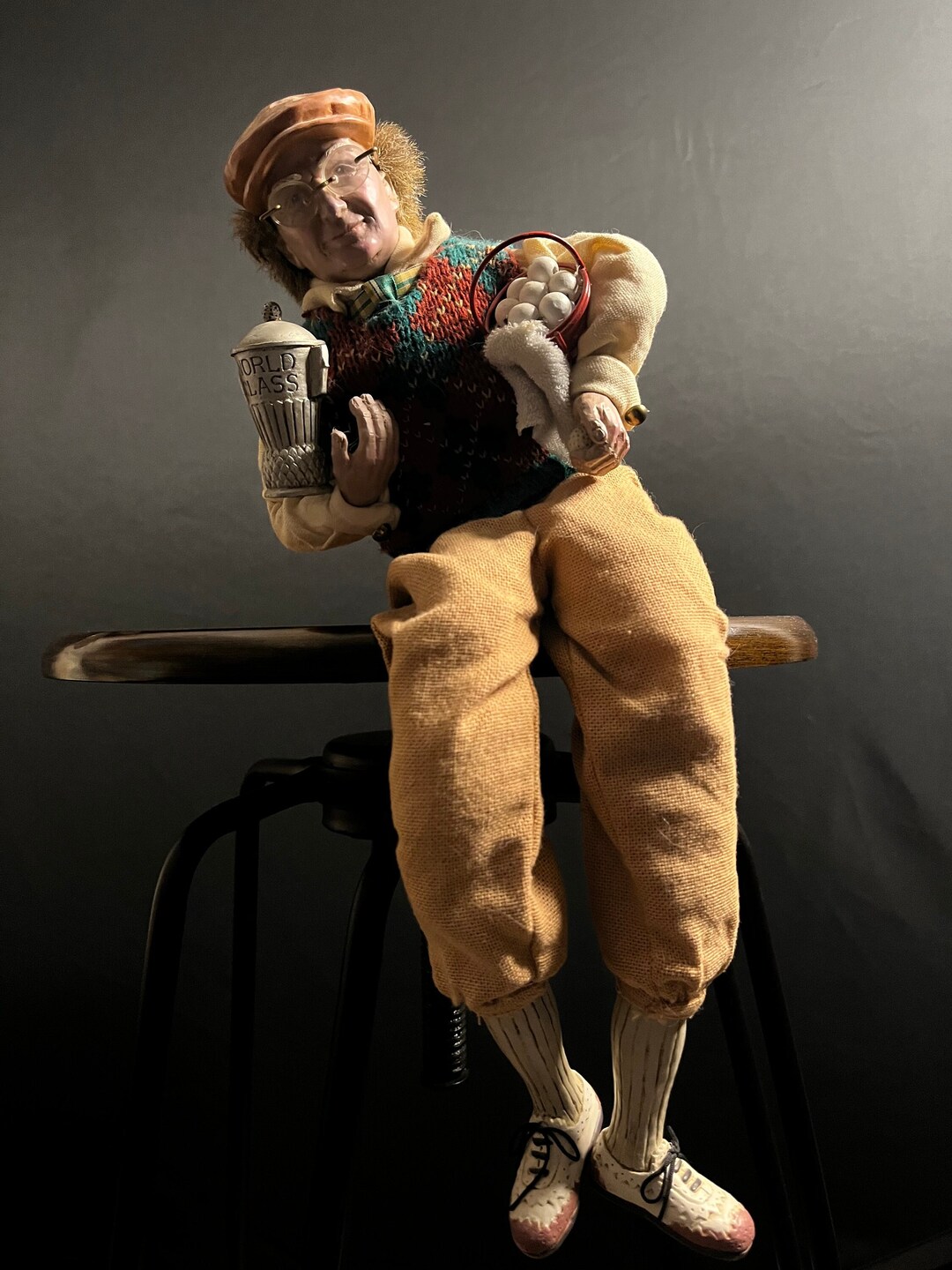 Sitting Golf Player Vintage Toy Figurine PGA Championship - Etsy