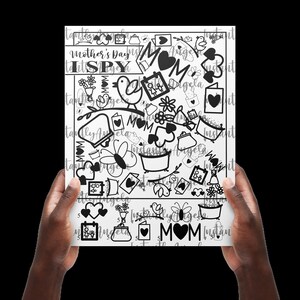 Printable I Spy, Mother’s Day, Coloring Page - Etsy