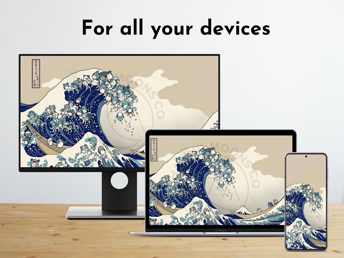 The Great Squishmallow Wave Digital Wallpaper | Digital Print ...