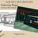 Squish Art History: Nighthawks | Coloring Page for Adults, Squishmallow ...