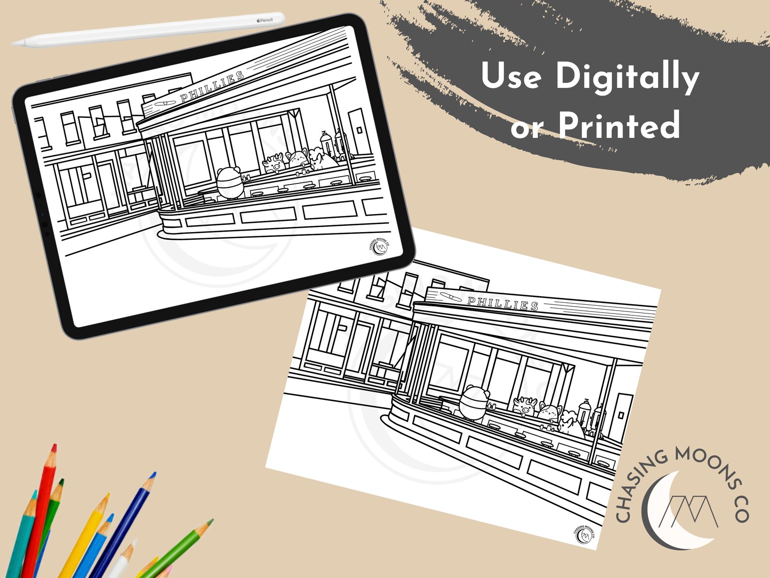 Squish Art History: Nighthawks | Coloring Page for Adults, Squishmallow ...