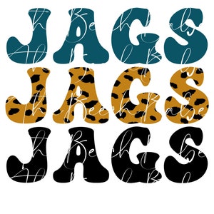 Jaguars PNG Digital Download for Sublimation. Jax Jaguar PNG Digital ...
