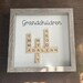 Grandchildren Scrabble Letter Shadow Box - Etsy