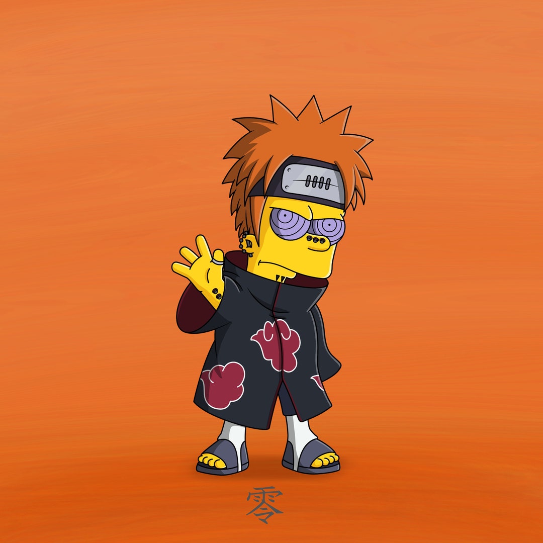 Akatsuki X Simpsons - Etsy