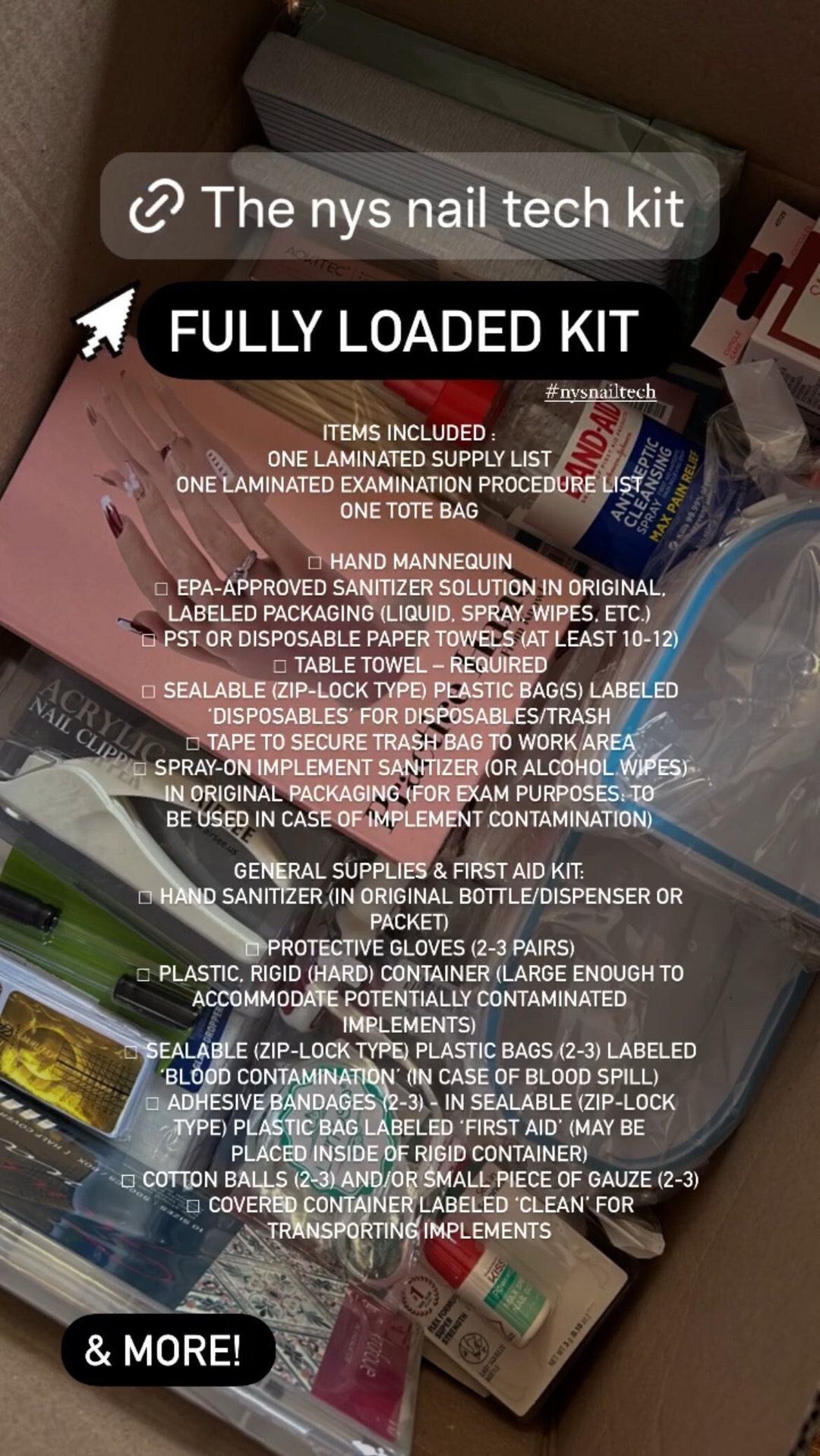 The Nys Nail Tech Kit - Etsy