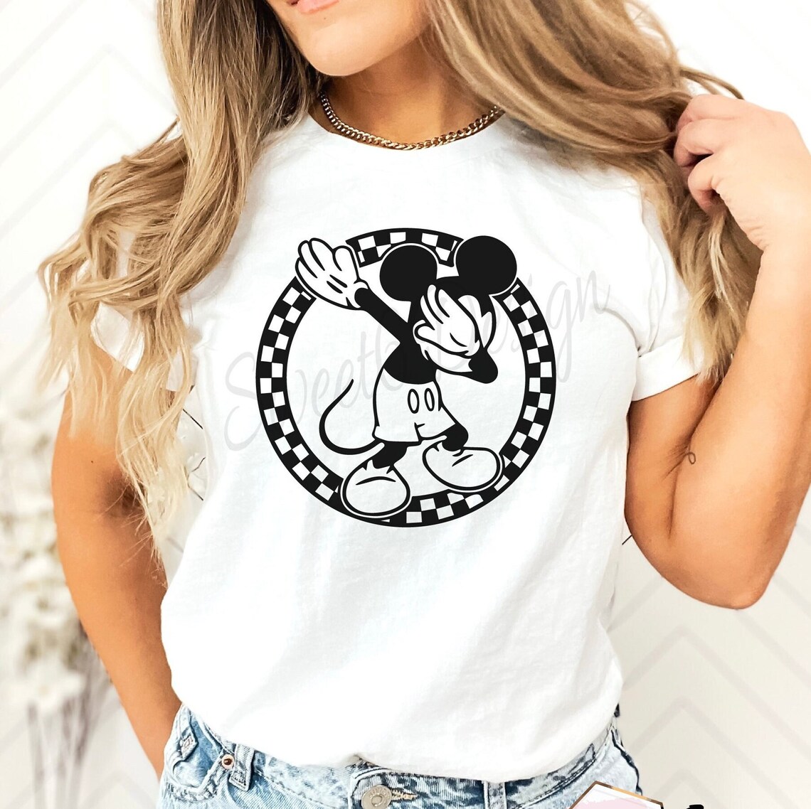 Checkered Mickey Dab! Mouse Dab. Checkered Mouse. Instant Download. SVG ...