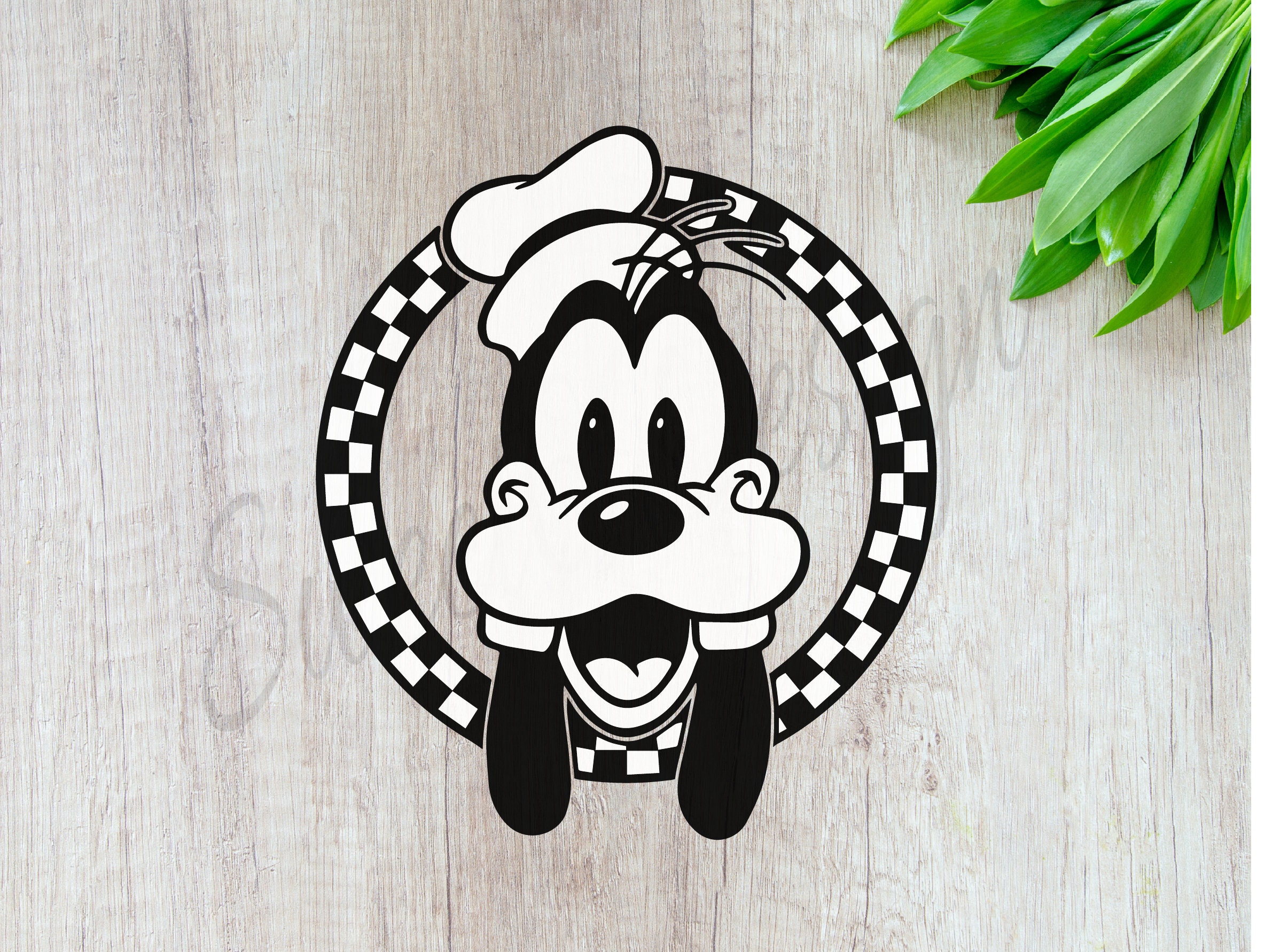 Checkered Goofy. SVG PNG JPG. Instant Download. Digital File. - Etsy