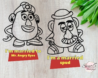 Mr. and Mrs. Potato Head - Etsy