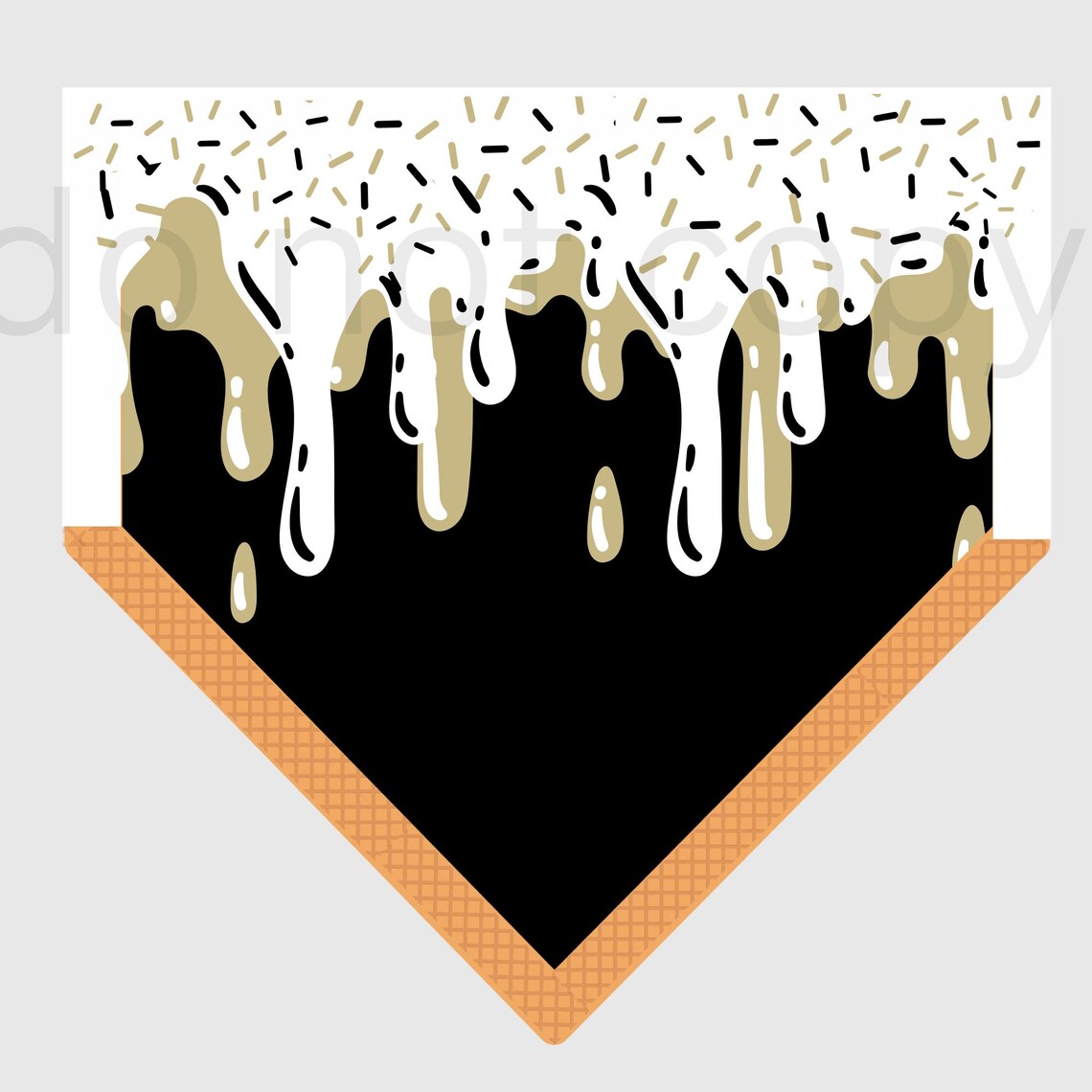 Digital File, Instant Download, Sports, Baseball Ice Cream Drip, Travel ...