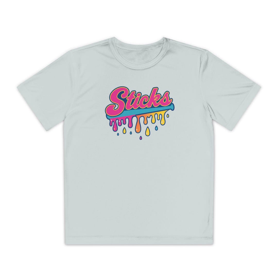 Custom Baseball Team Drip Ice Cream Drip Colorful Dri Fit T-shirt ...